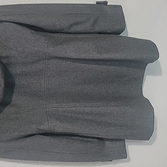 Michael Kors | Jackets & Coats | Michael Kor Gray Peacoat Wgold ...